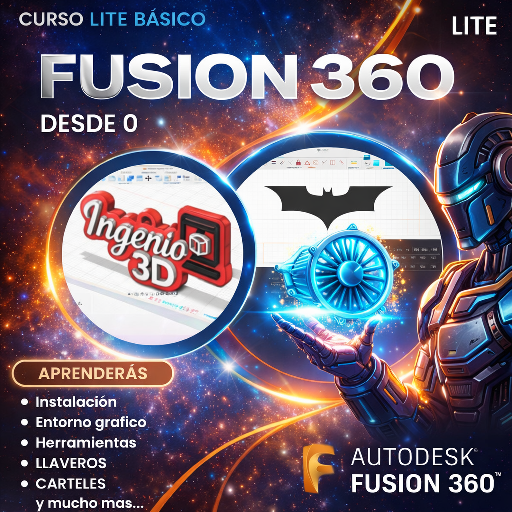 FUSION 360 Lite - Capacitaciones 3D