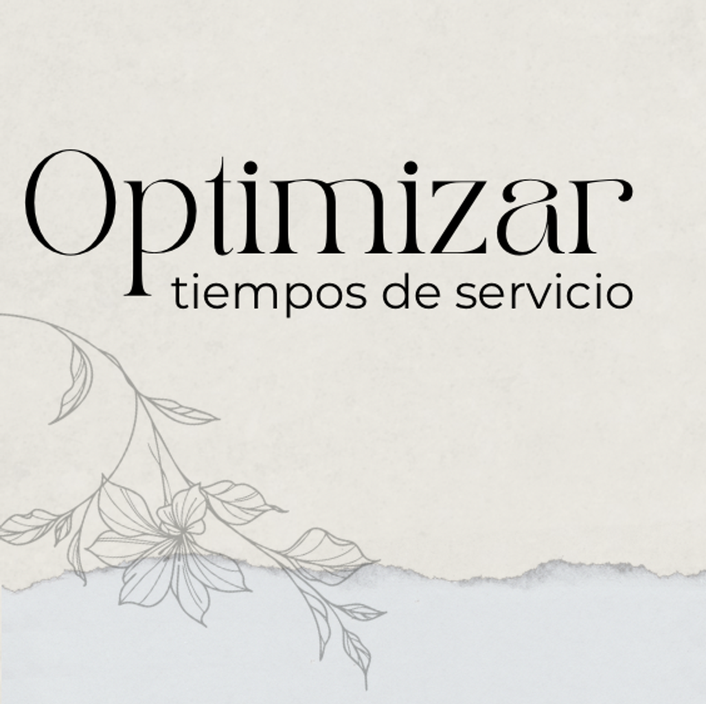 Cómo optimizar tiempos de servicio - Lucreci.art