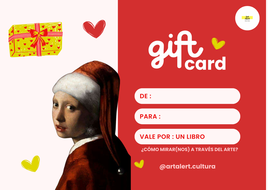 📘 GIFT CARD · LIBRO - Art Alert Cultura