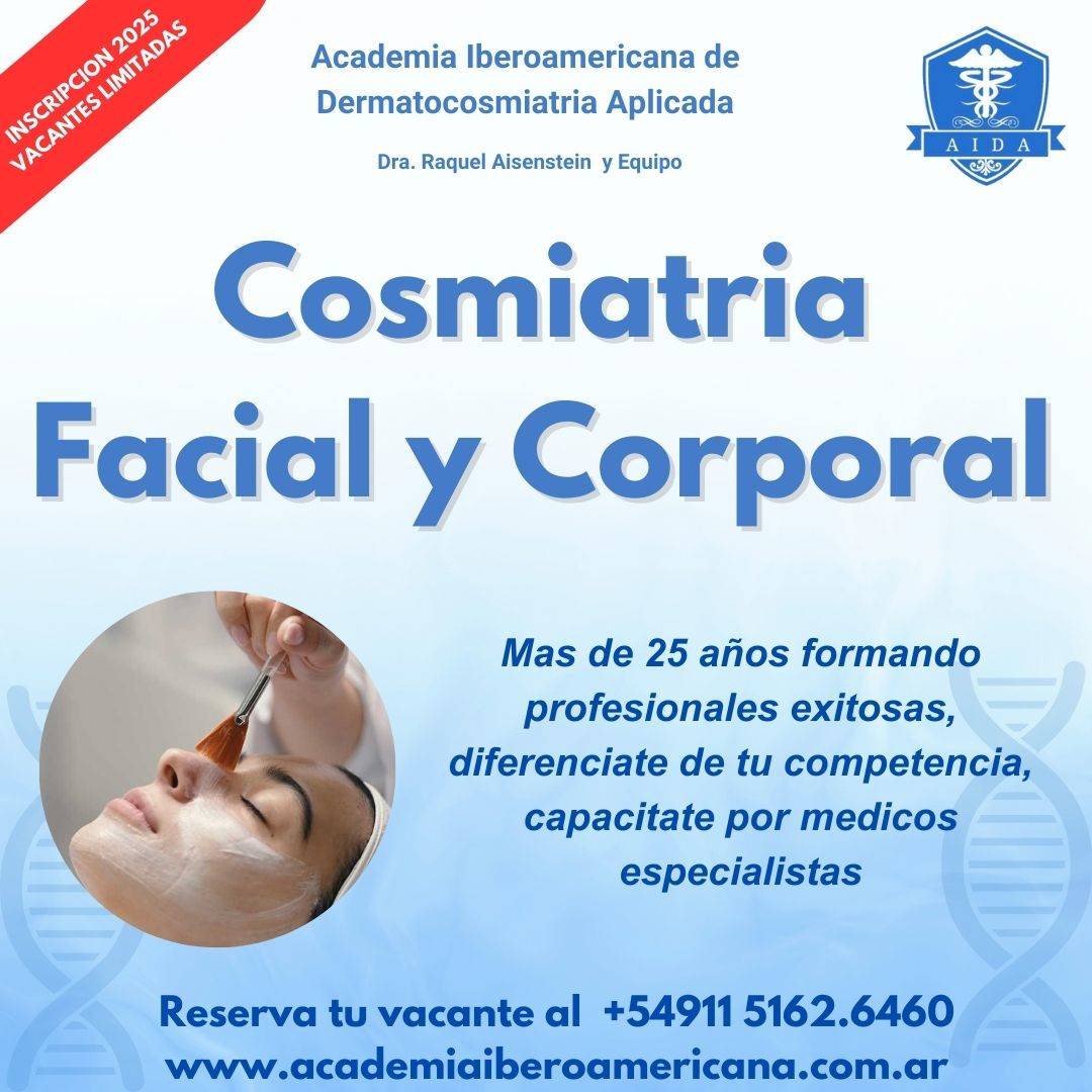 Curso de Cosmiatria Facial y Corporal dictado por Medicos