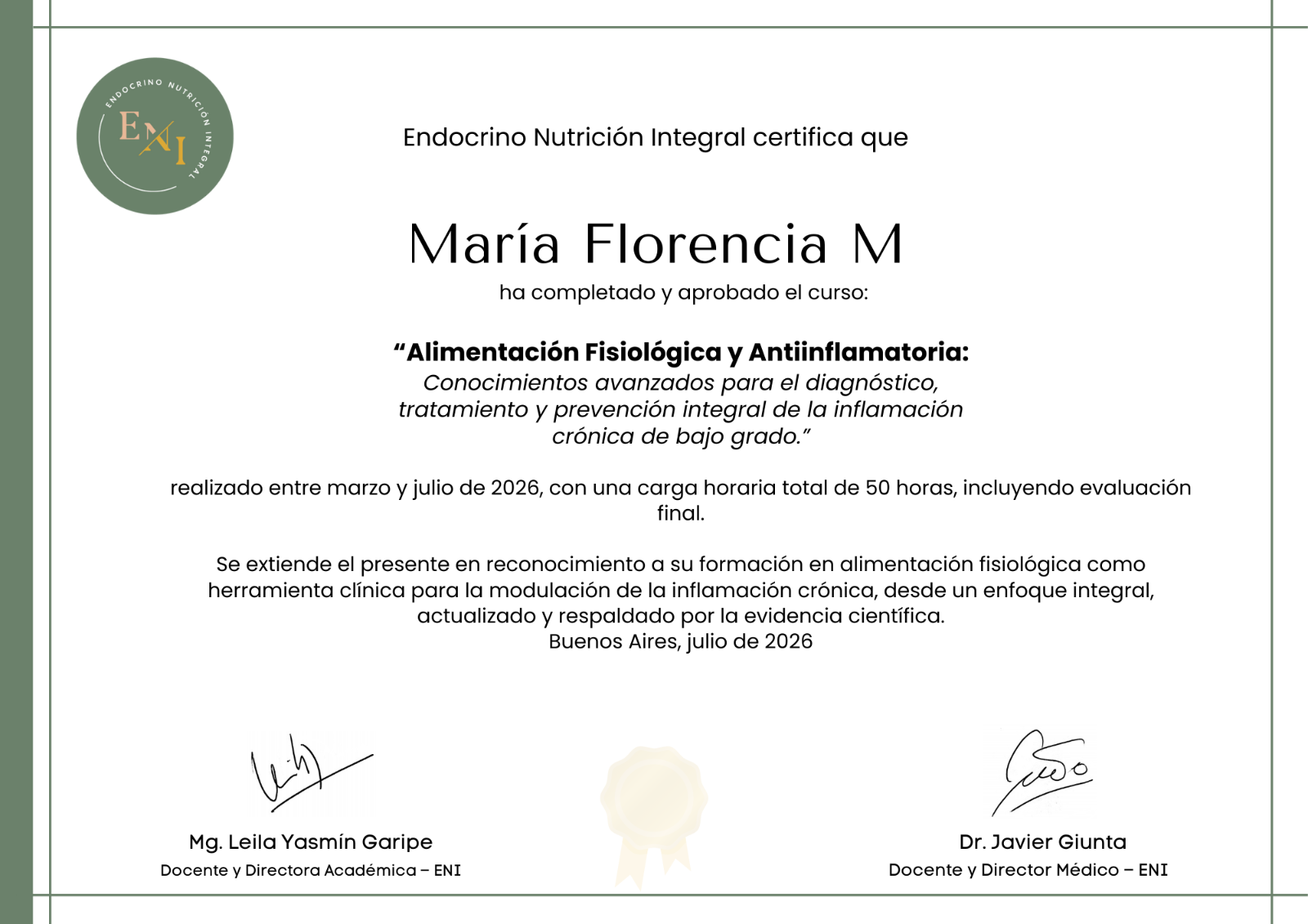 FORMACIÓN PROFESIONAL: ALIMENTACIÓN FISIOLÓGICA Y ANTIINFLAMATORIA ...