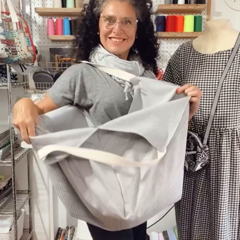 tutorial bolso origami XL