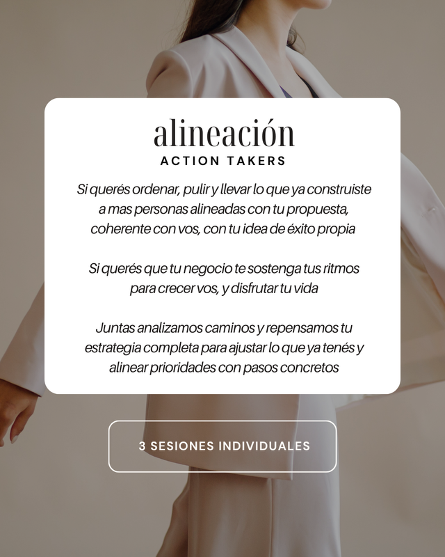 Mentoría Action Takers: 3 sesiones - Ro Martin