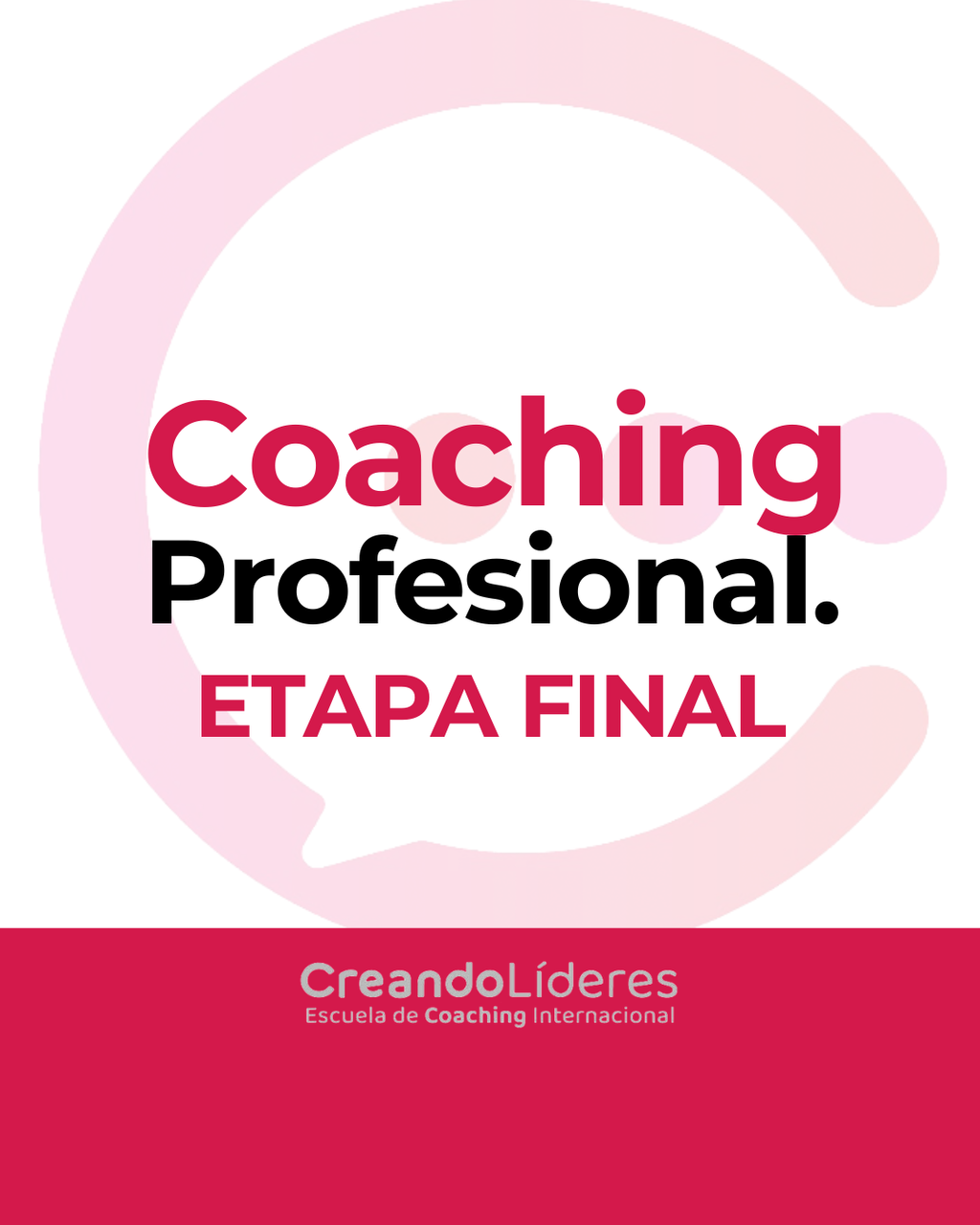 ETAPA FINAL - COACHING PROFESIONAL - Creando Líderes