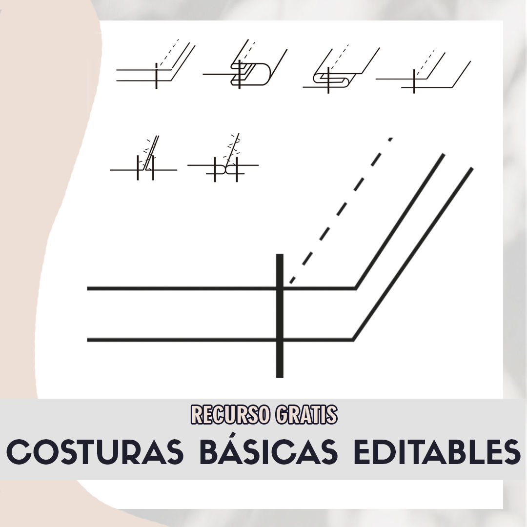 #9 Costuras Básicas (editables) - FG Estudio