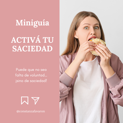 Mini GUIA "Activá tu Saciedad" - SALUD Y BIENESTAR