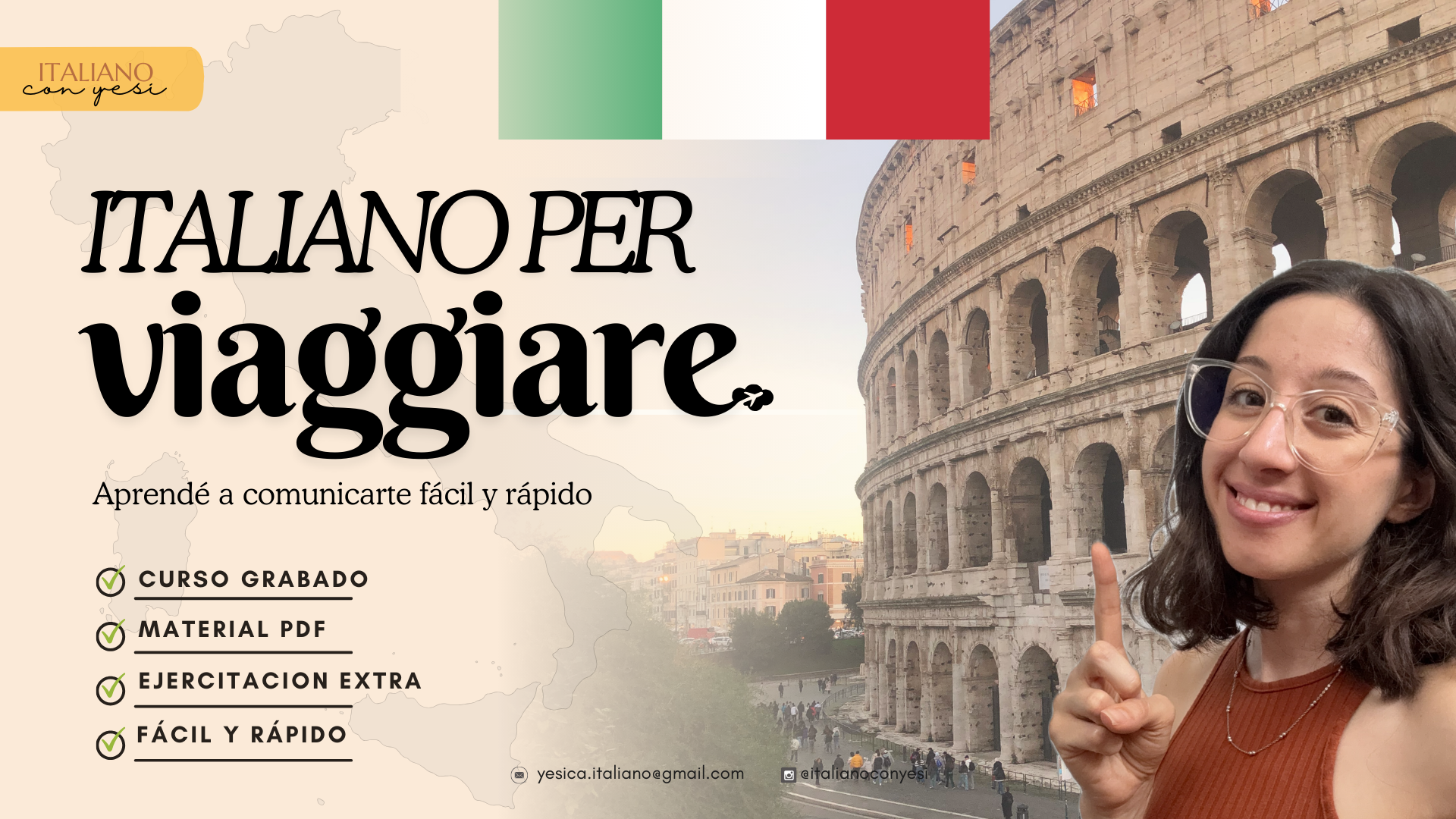 Curso de italiano para viajar – Aprende italiano práctico rápido