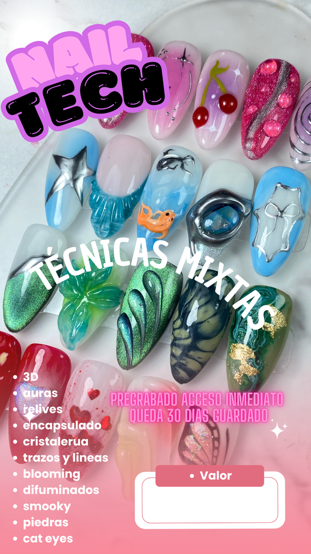 Nail tech PREGRABADO. - Devil nails