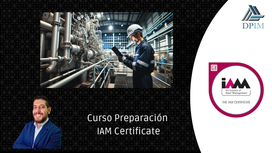 Curso IAM Certificate Online | Gestión de Activos según ISO 55001
