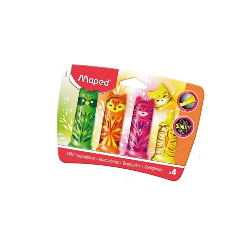 Resaltador Maped Mini Cute x4 (743677) - Batik - Librería & Papelería