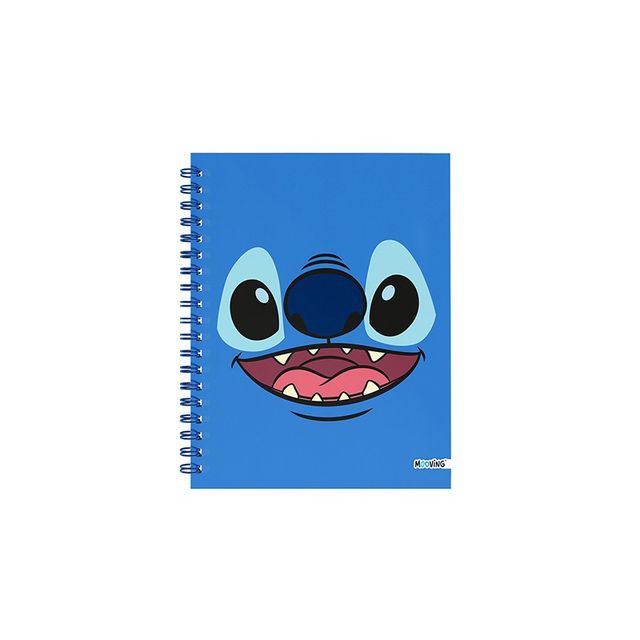 Cuaderno Chico Espiralado "Mooving Stitch" 16x21cm T/D 80H. Ry. "Azul ...