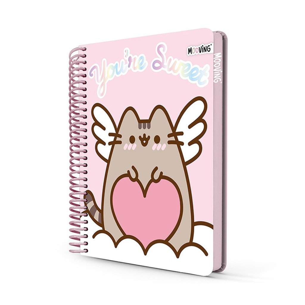 Cuaderno Mooving Línea Premium "Pusheen" (Sweet) 1/2 Of. (16.5x20.5cm ...