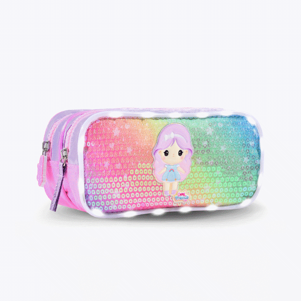 Cartuchera Canopla Footy 18022 "Cool Friends Looks" 2 cierres. Color ...