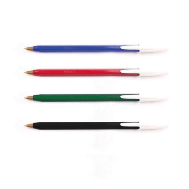 Lapicera Bic Trazo Medio 1mm Cuerpo Cristal u Opaco - Batik - Librería ...