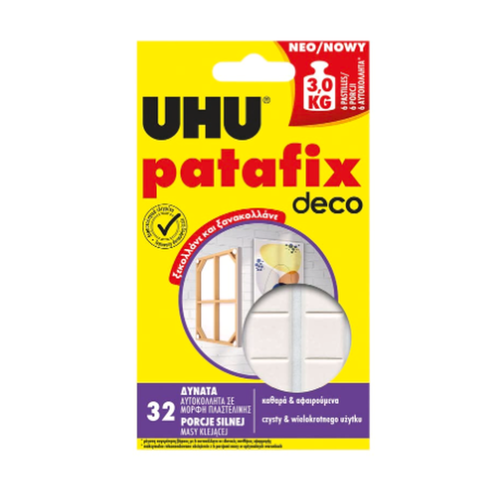 Adh. Uhu Masilla Pata Fix (32 Past) Home Deco. Hasta 3Kg - Batik ...