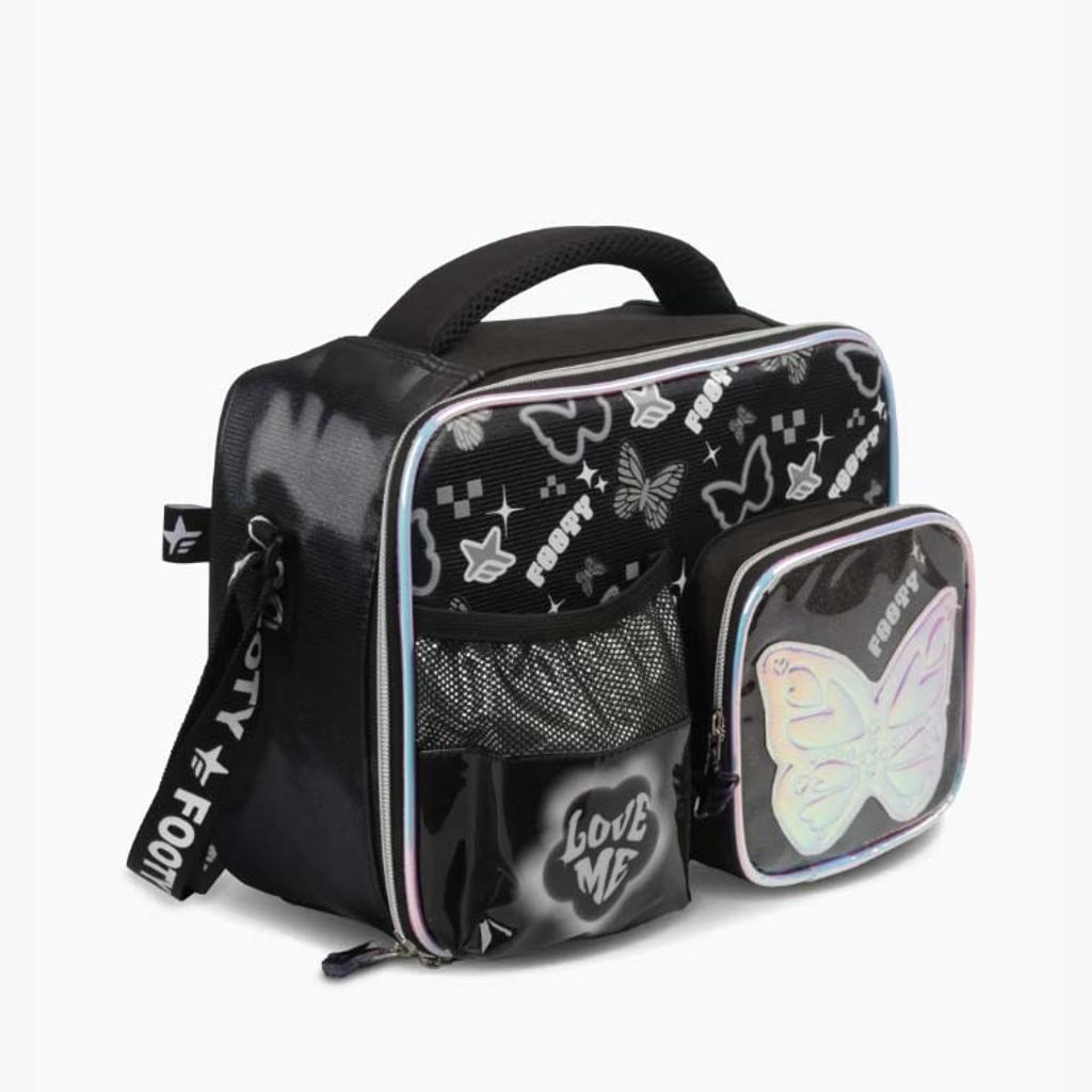 Lunchera Footy "Glow Fly" (26345) Negra - Batik - Librería & Papelería