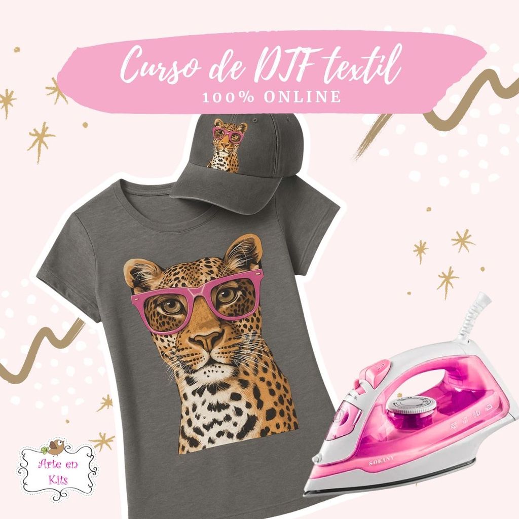 Estampado Textil con DTF y Diseño con Photoshop - Arte en Kits