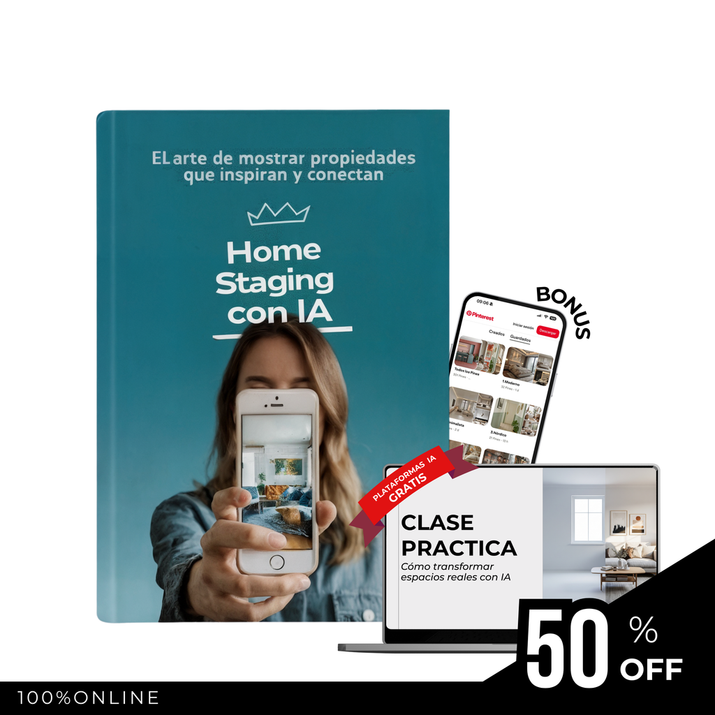 E-Book + Masterclass! Home Staging Digital con Inteligencia Artificial ...