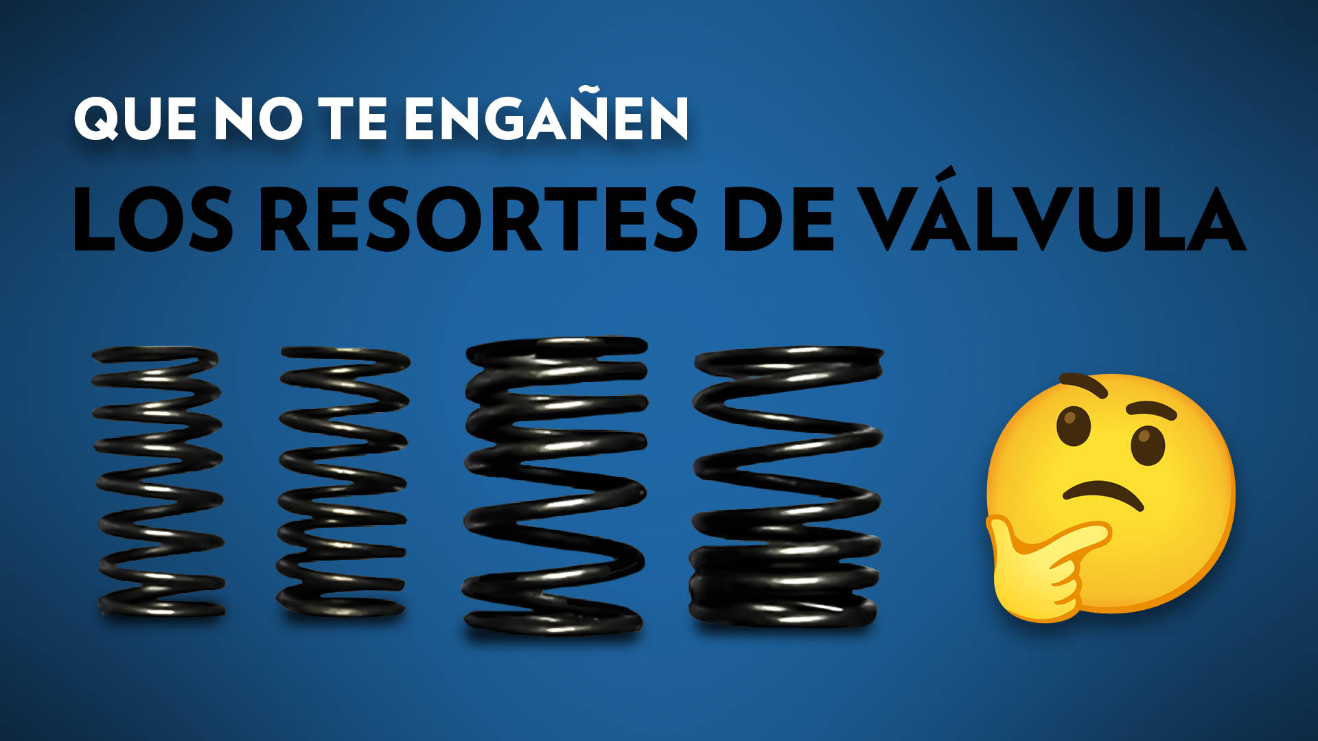 Cómo identificar los resortes de válvulas - MecanicaDeLaMoto.com