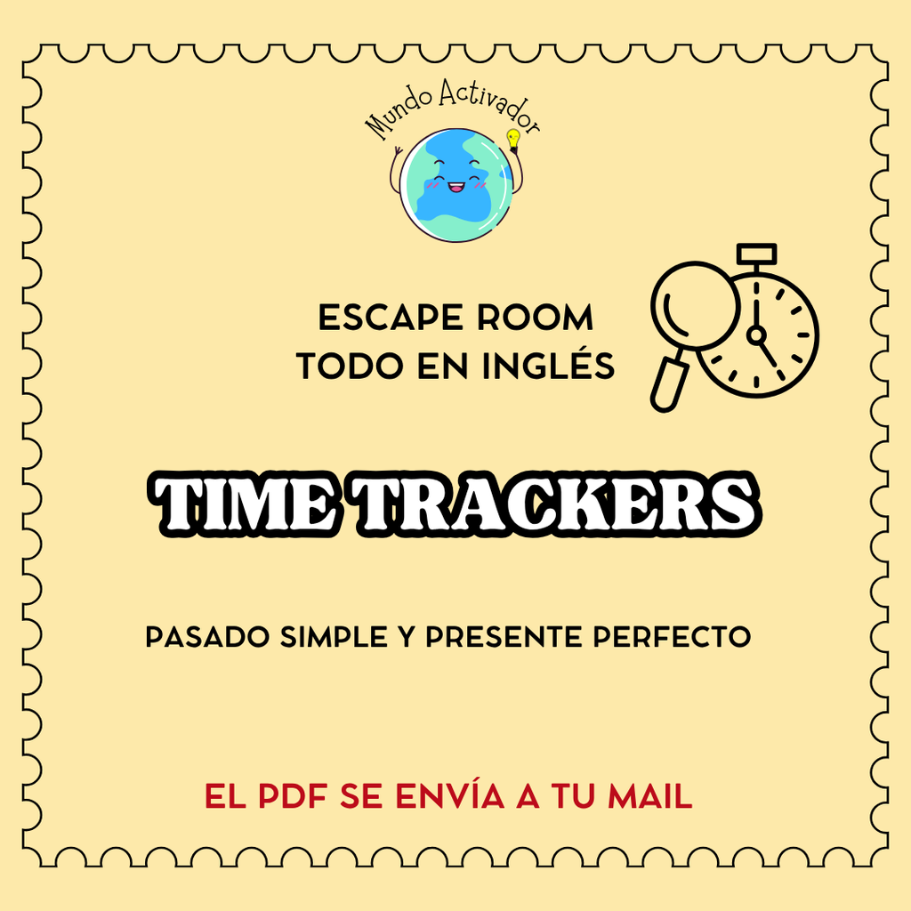 Escape room: Time trackers - Activando la Educación